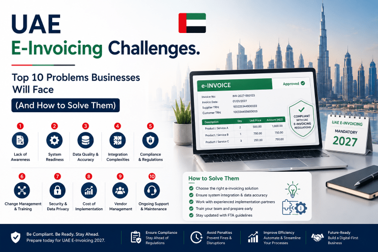 UAE E-Invoicing Challenges | Top 10 Problems & Solutions